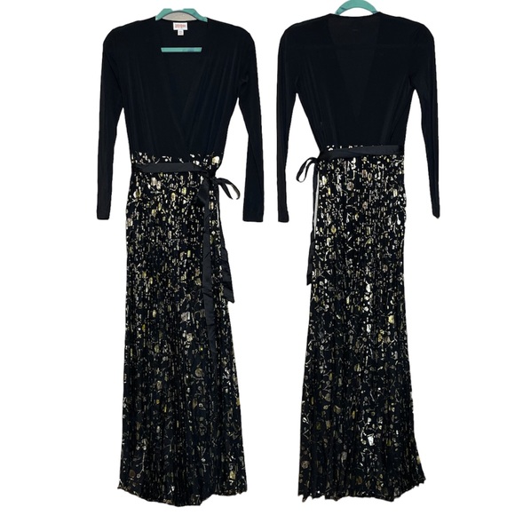 LuLaRoe | Dresses | Nwt Lularoe Deanne Black And Gold Flower Floral ...